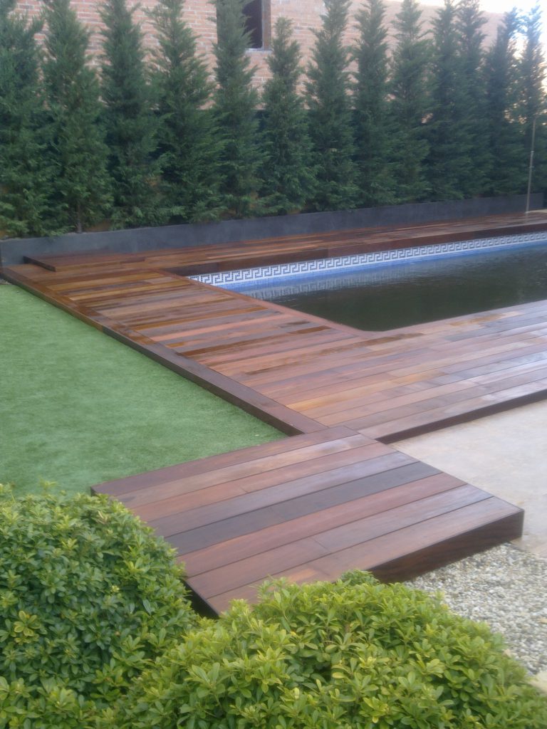 Instalacion de madera de ipe