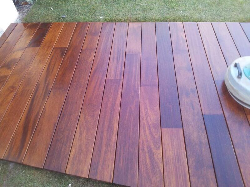 Mantenimiento madera de exterior ipe cumaru y teca